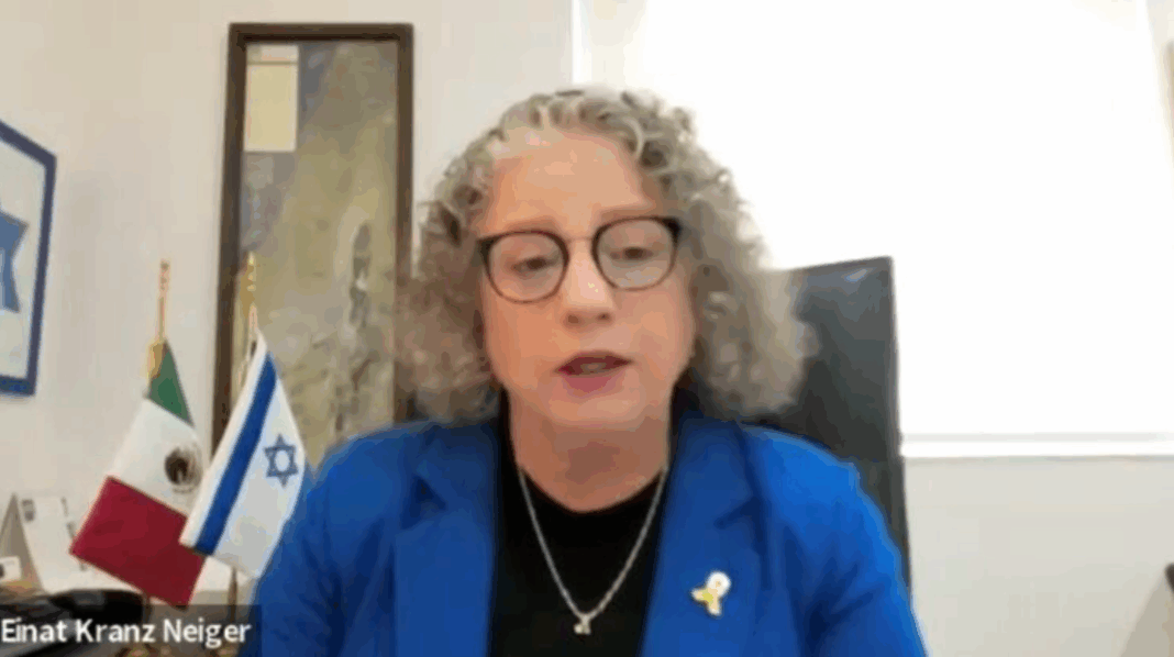 Embajadora de Israel en México minimiza víctimas civiles en Gaza y ...